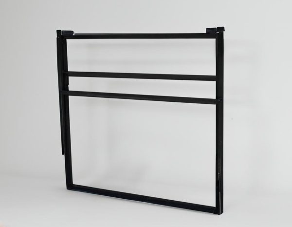20"h x 28"w Metal Frame - 1 rider (Black) - Foldable Real Estate Frame